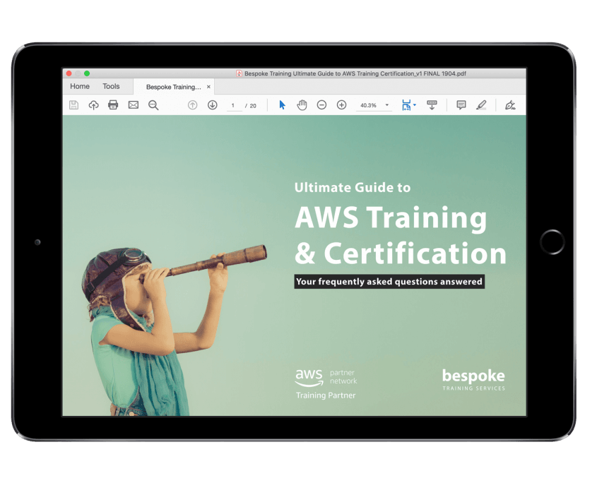 Download the Ultimate Guide to AWS Training & Certification | Bespoke Training